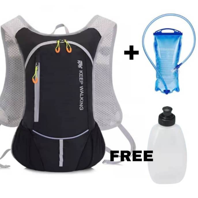 Hiking Outdoor Hydration Pack Running Vest Pack Water Bladder Bag For ...