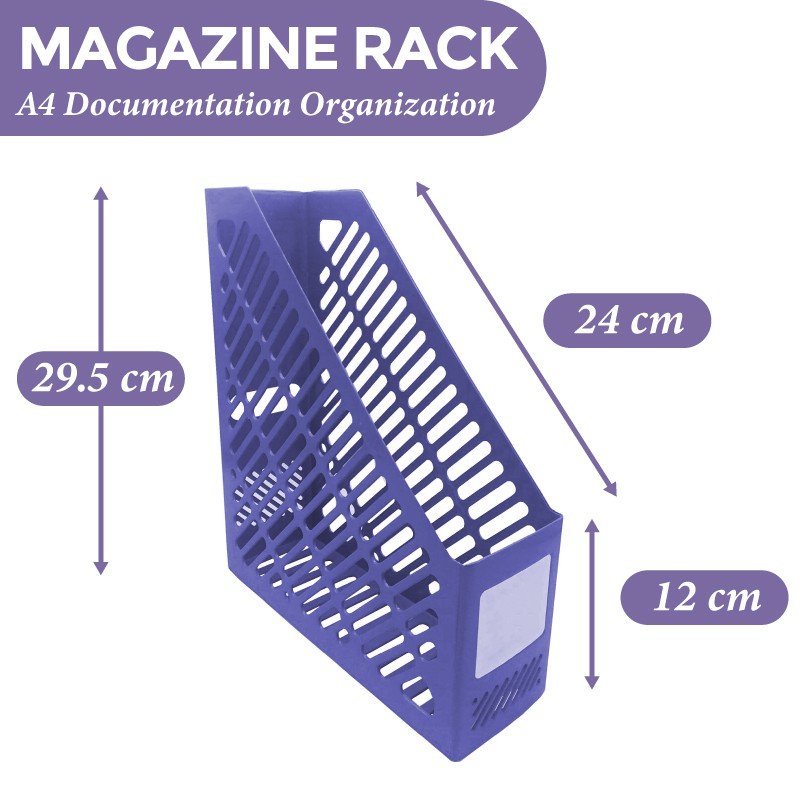 LTH DG-2511 Magazine File Holder Date Rack Easy Organization ...
