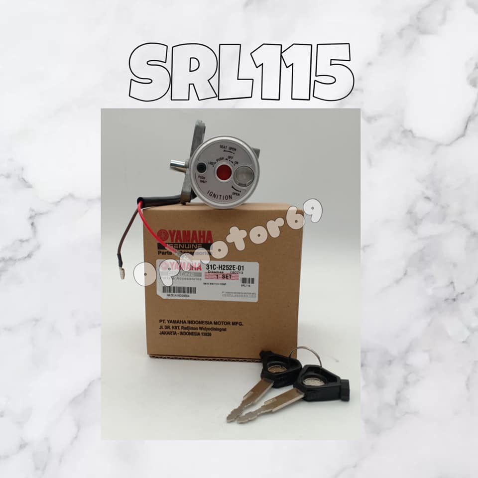 Yamaha Main Switch SRL115/115ZR/115Z/Lagenda Key Set Suis Kunci Set ...