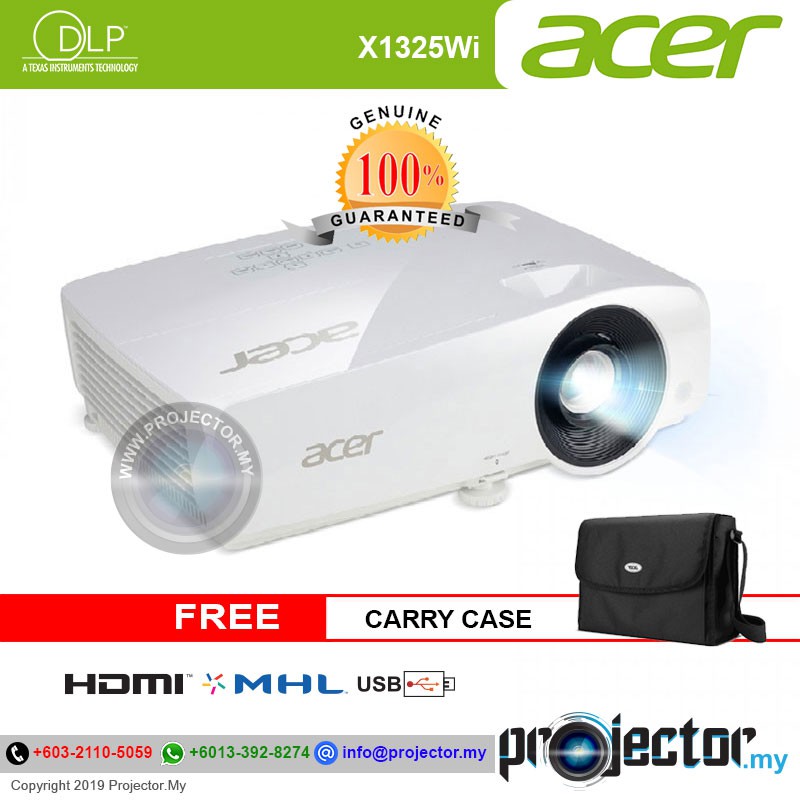 Acer X1325Wi WXGA 3600 Lumens Wireless Projector | Shopee Malaysia