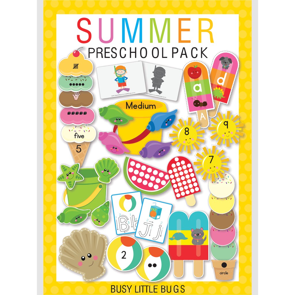 Printable * Summer preschool pack | Shopee Malaysia