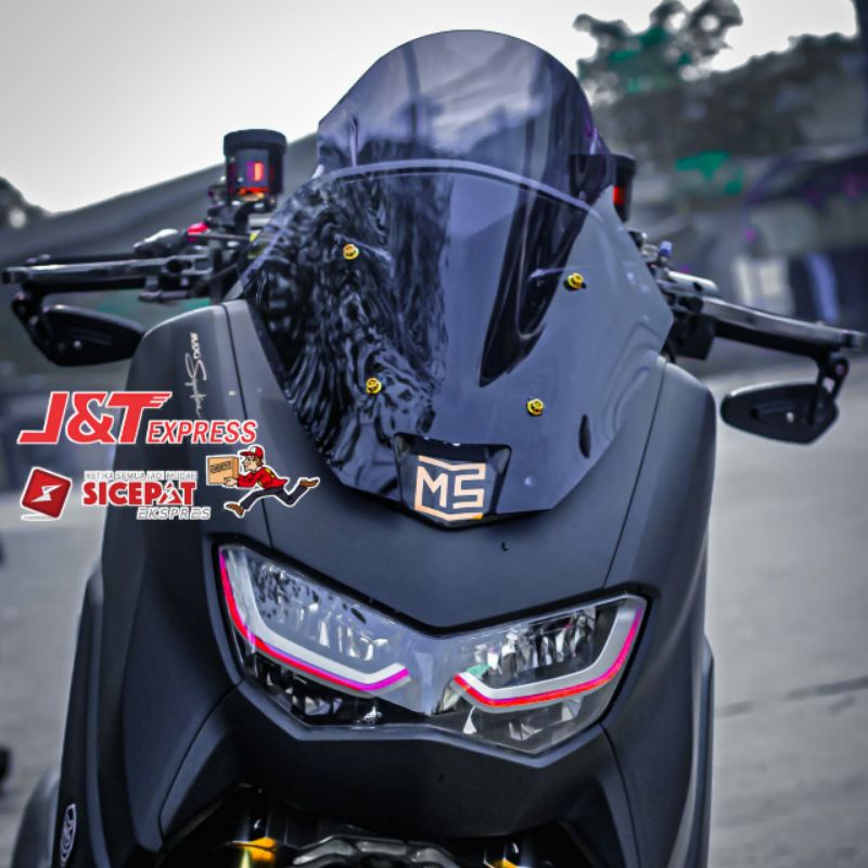 Visor/windshield nmax new 2020 Model TDR V1 Sporty Windshield nmax new ...