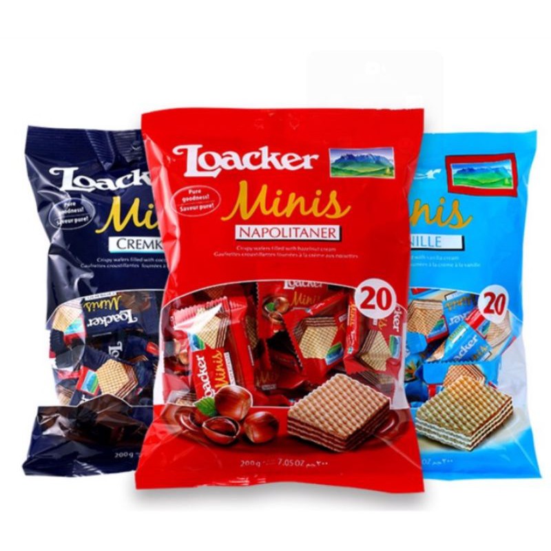 LOACKER MINIS WAFER 200G | Shopee Malaysia
