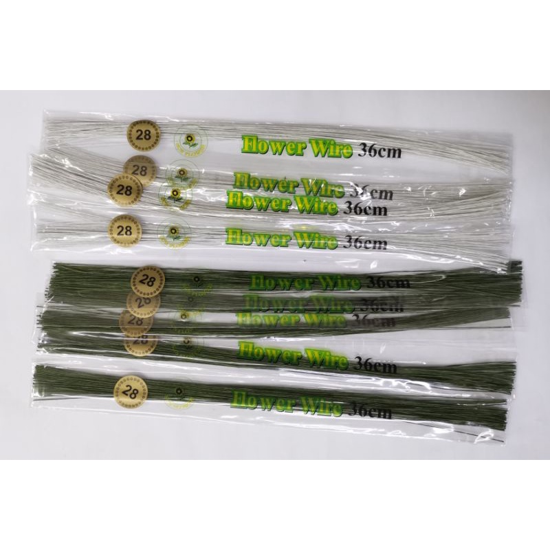 DAWAI BUNGA /HIJAU /PUTIH/ FLOWER WIRE/KAWAT | Shopee Malaysia