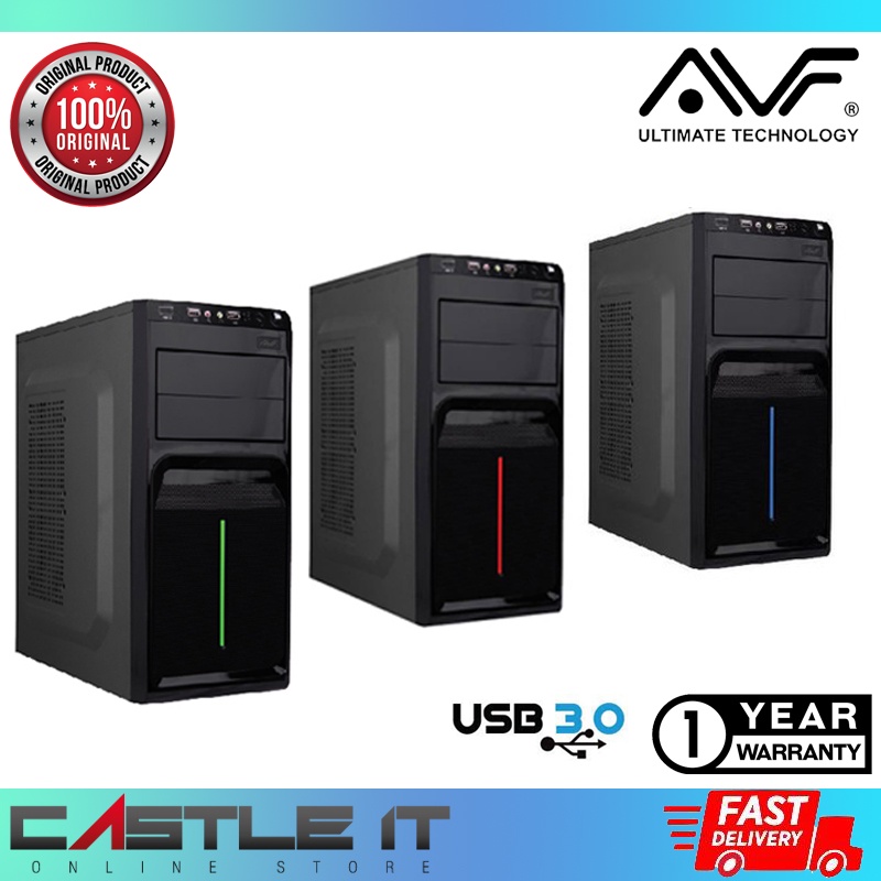 AVF CS560 Classique Series ATX Casing With Power Supply (AC-CS560) Mid ...