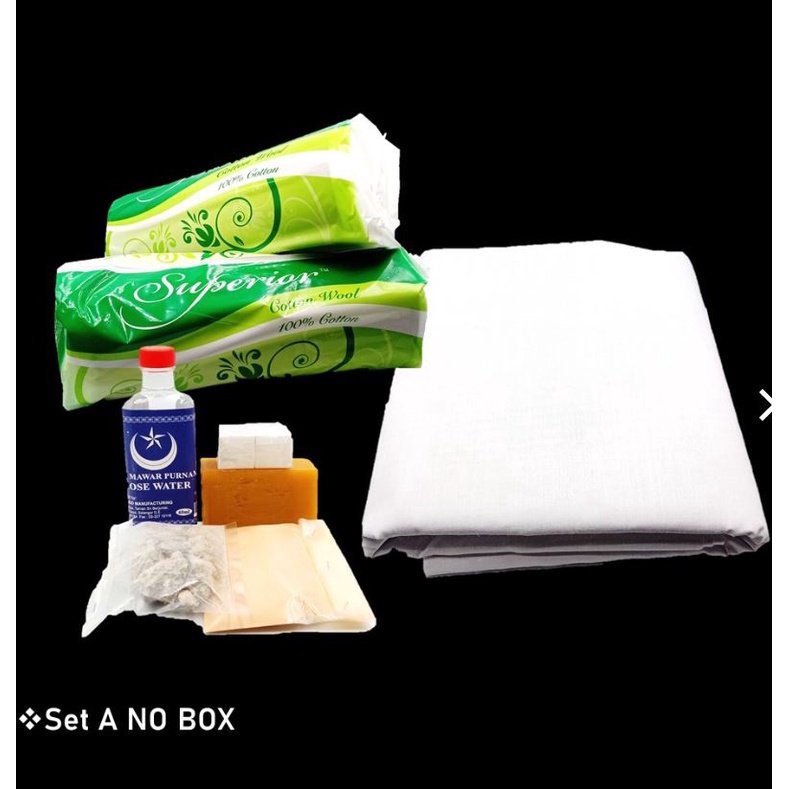 Set Kelengkapan Jenazah Lelaki dan Wanita Kit Lengkap Pengurusan Mayat ...