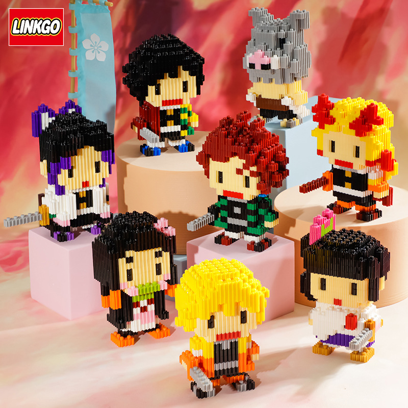 [LOCAL] Demon Slayer Lego Tanjiro Zenitsu Inosuke Nezuko Giyu Rengoku ...