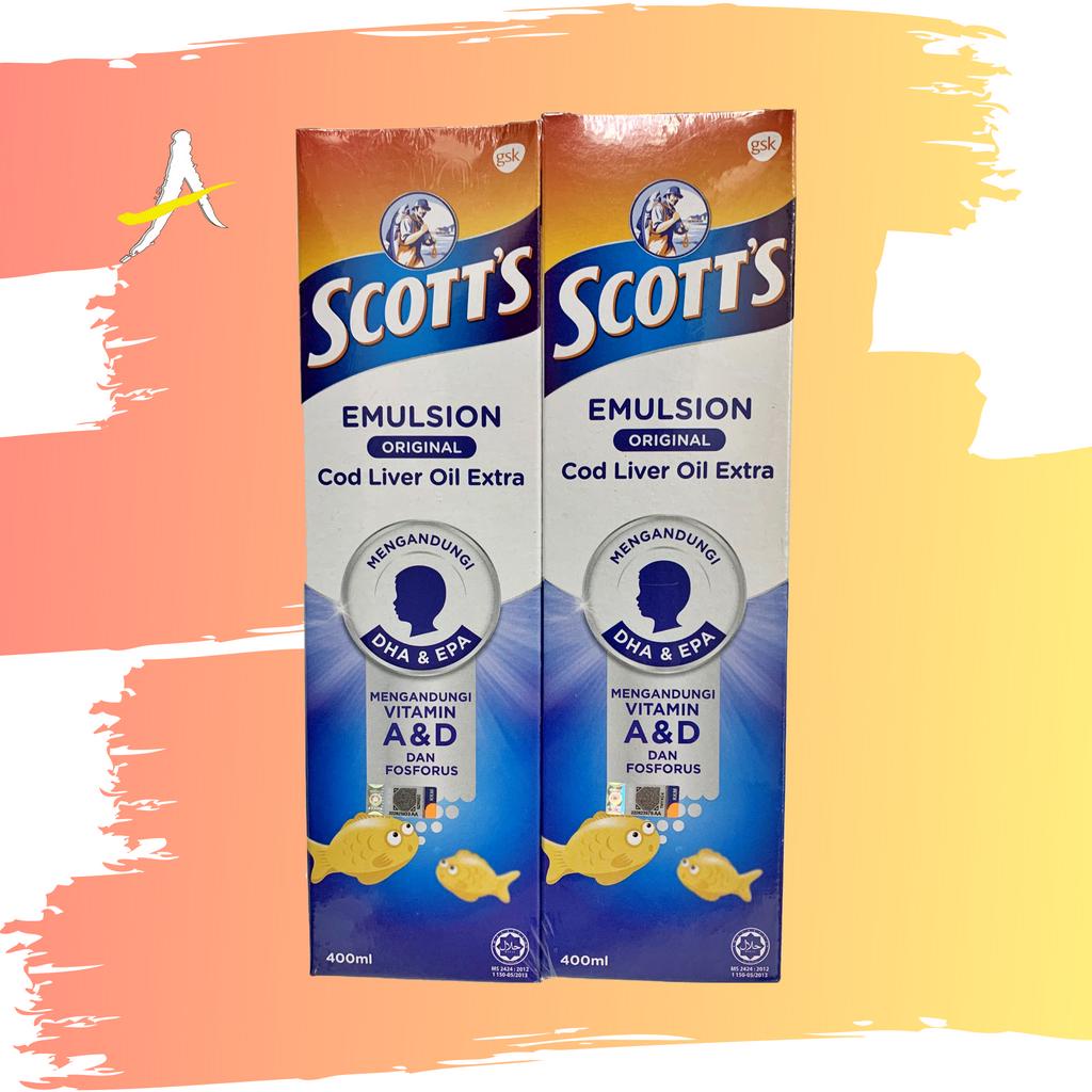 Scott's Emulsion Original 2 x 400ml | Shopee Malaysia