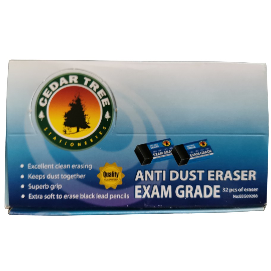 Cedar Tree Exam Grade Dust-Free Eraser | Shopee Malaysia