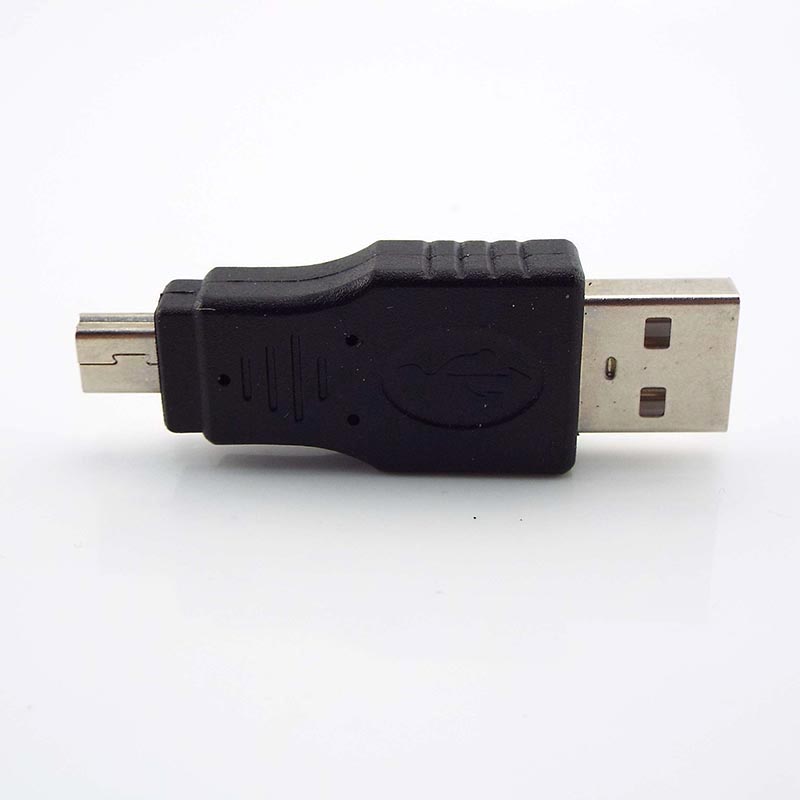 PC Connector USB 2.0 A Male To Mini USB 5 Pin Male Plug Adapter ...