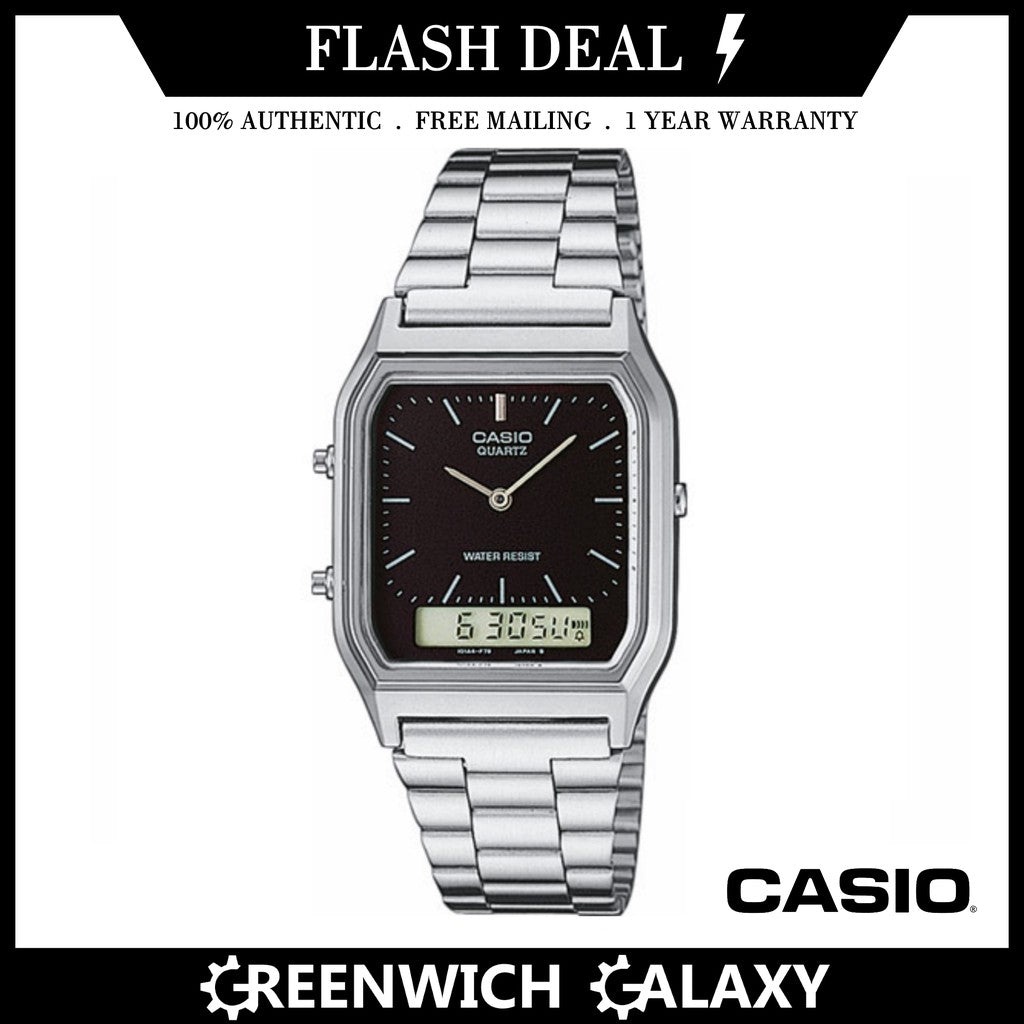 Casio Analog-Digital Vintage Watch (AQ-230A-1D) | Shopee Malaysia