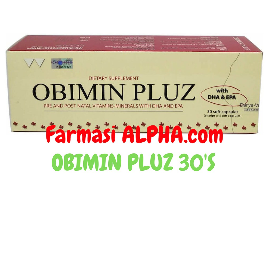 Obimin Plus Tablet 30'S | Shopee Malaysia