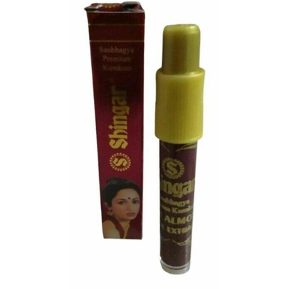Shingar Liquid Bindi/Pottu With Almond & Aloe Extract (Red, Black, Deep ...