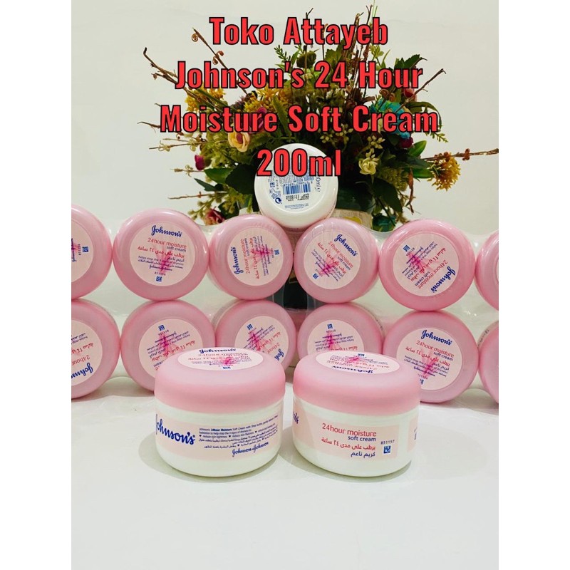 Johnsons Cream Moisturizing Johnson's 24hour Moisture Soft Cream 200ml ...