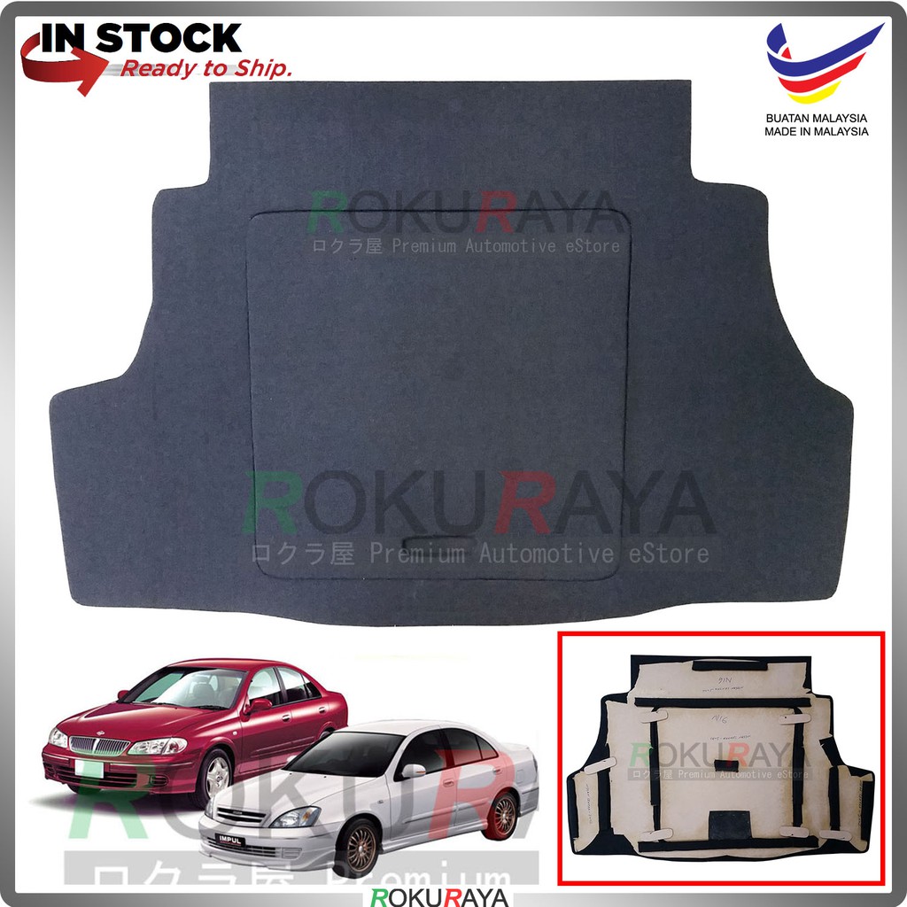 Nissan Sentra N16 G10 Custom Fit 15mm Rear Bonnet Spare Tyre Tire Tayar ...