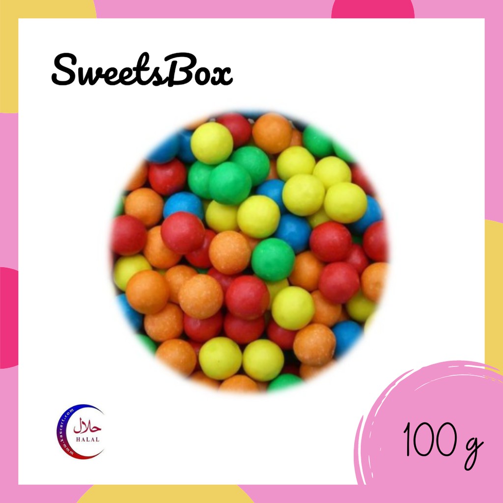 Sweetsbox | Pompito Gum Ball Halal Chewing Gum Candy / Gummy - 100g repacked - Tasty Halal Gula ...