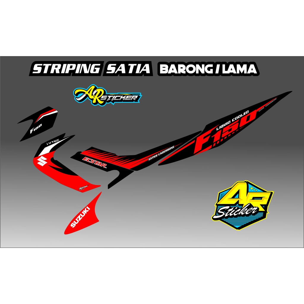 Satria fu Barong Striping/satria Barong Striping/Old satria fu Striping ...