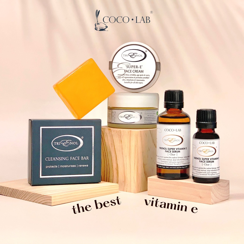 COCOLAB Trienol Cleansing Face Bar 60gm [Moisturizing Cleanser, Pure ...