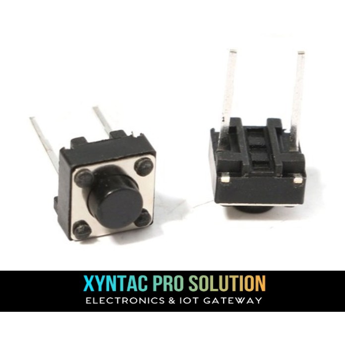 2pin Tactile Push Button Switch 6*6*5mm 2 Pin Long Leg | Shopee Malaysia
