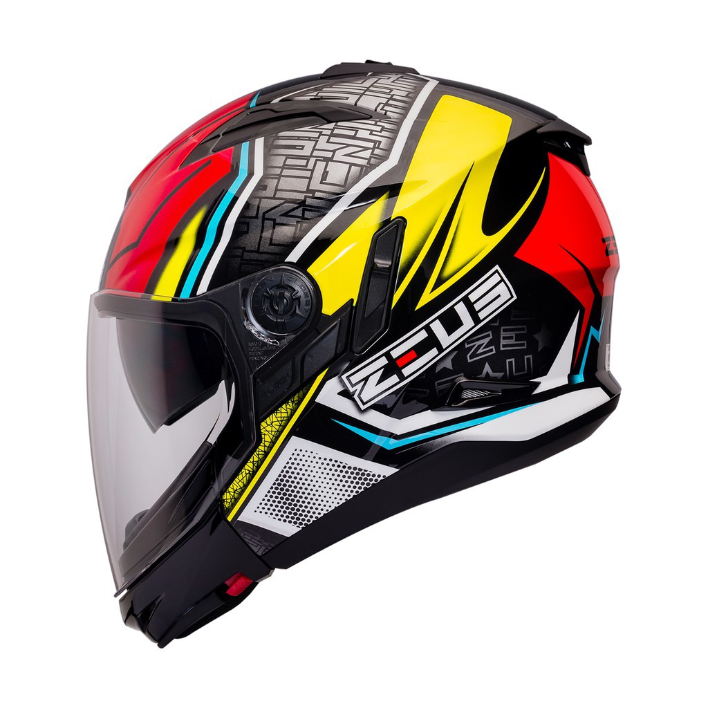 [CLEARANCE] ZEUS Helmet FULLFACE 811A / 2 in 1 GJ-613 Dua Alam Open ...