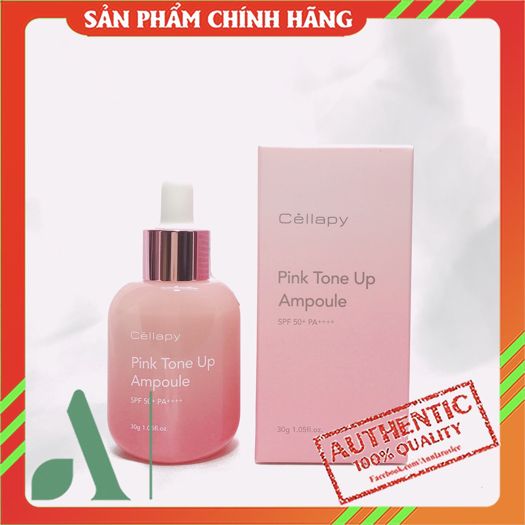 Cellapy PINK TONE UP AMPOULE PINK Whitening Serum | Shopee Malaysia