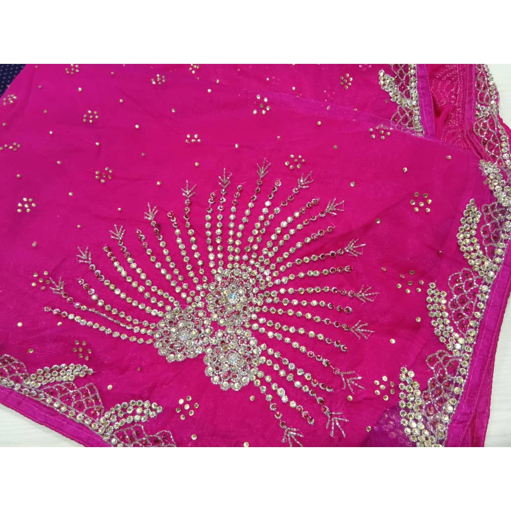 Stone Designer Saree | Shopee Malaysia