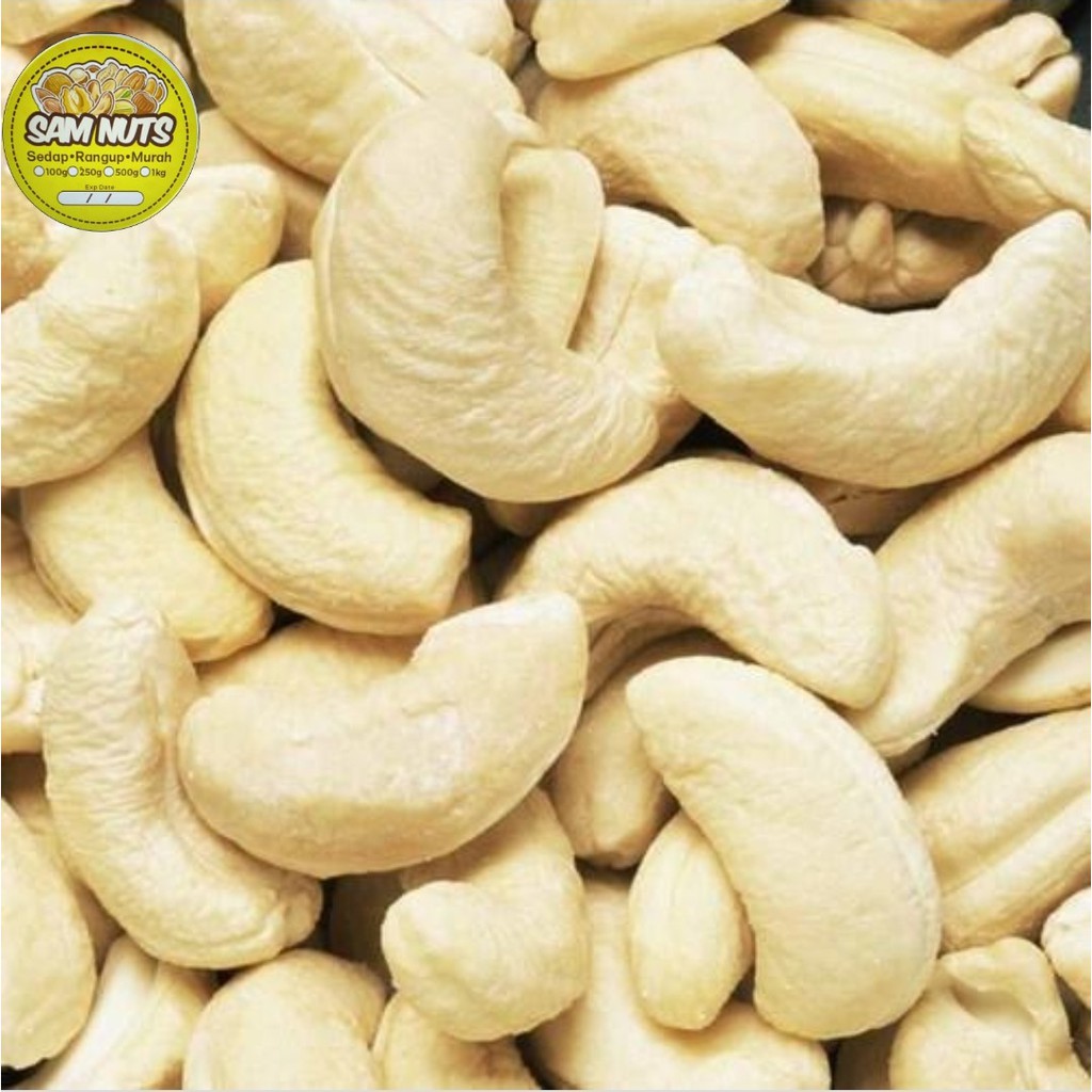 RAW Cashew Nut | Gajus Mentah | Kacang Gajus | 1kg 500g 300g | Shopee ...
