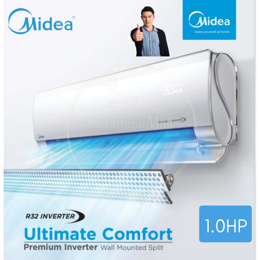 [READY STOCK] Midea R32 Premium Inverter Air Conditioner Ultimate Comfort Series [MSMTAU-09CRFN8 ...