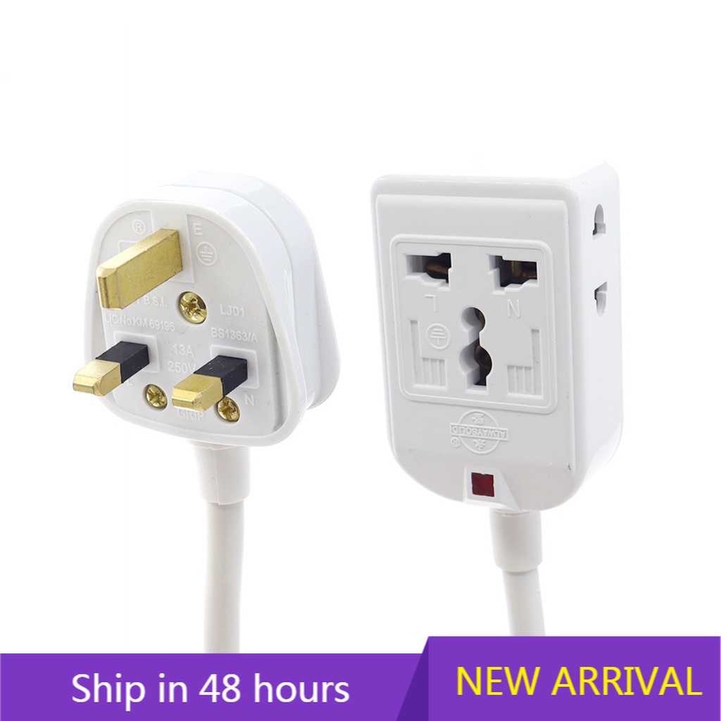 {fast delivery}Universal Socket Power Cord Male Plug Female Socket ...