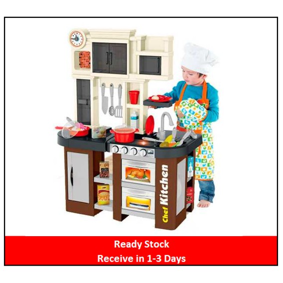 🌟Ready Stock🌟Talented chef Kitchen Set Role Play Sink with Running ...