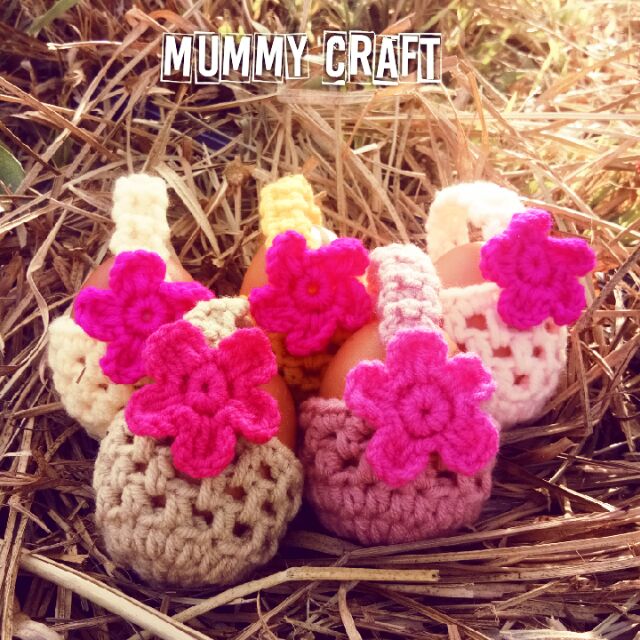 SARUNG/BEKAS BUNGA TELUR CROCHET | Shopee Malaysia