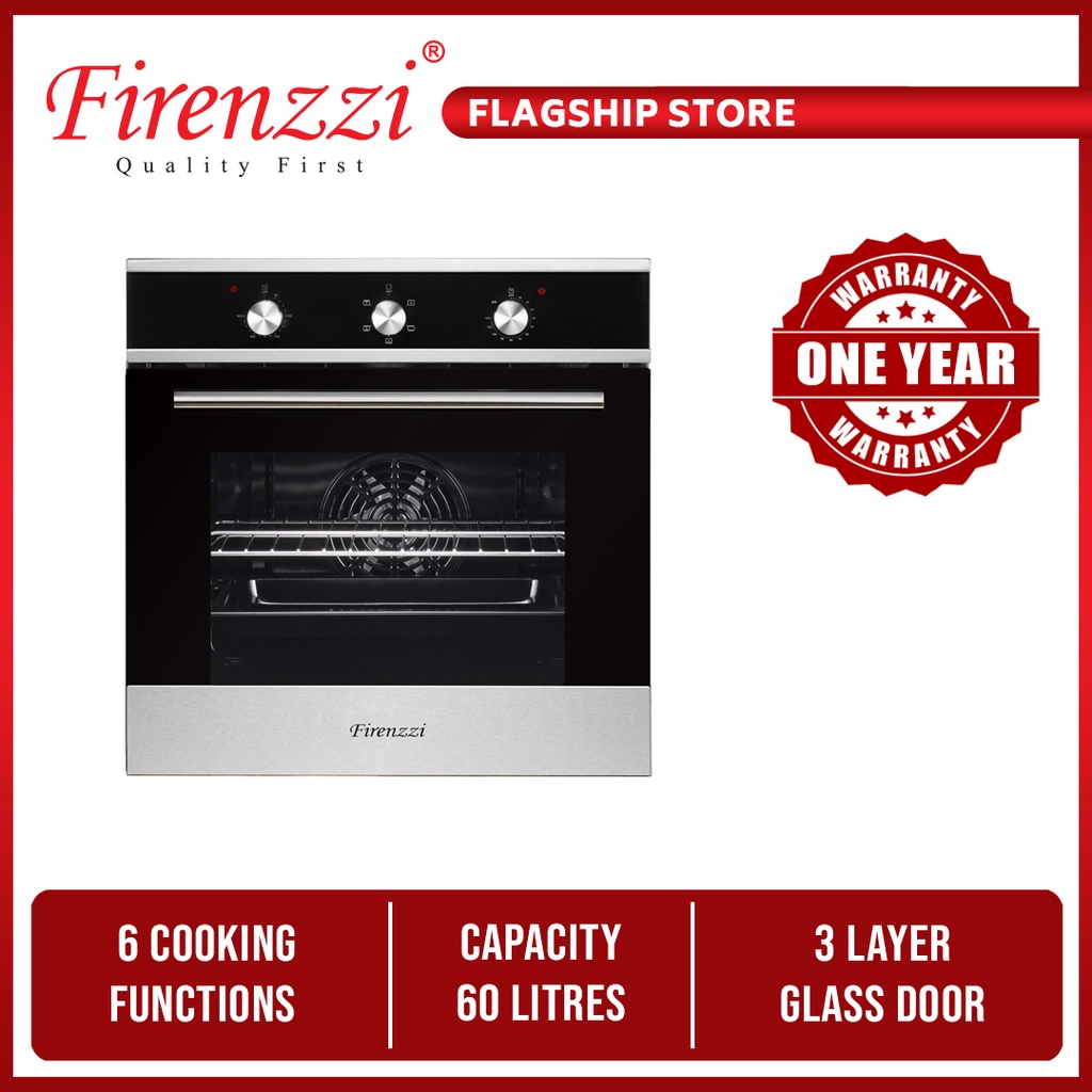 Firenzzi FBO-6063 Built-in Oven (With Bubble Wrapping + Fragile Sticker ...