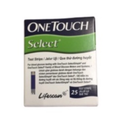 One Touch Select Simple Test Strips 25's | Shopee Malaysia