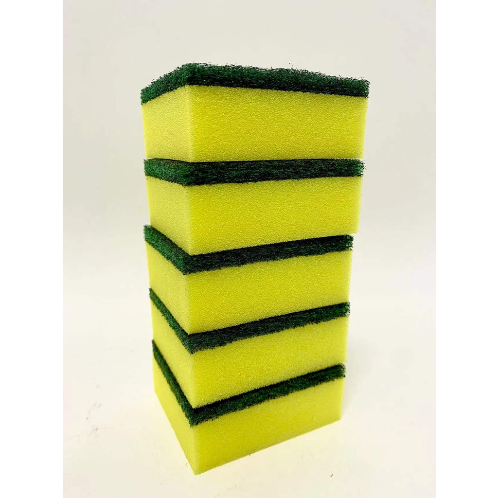 【Ready Stock】5PCS High Density HEAVY DUTY Kitchen Sponge | Shopee Malaysia