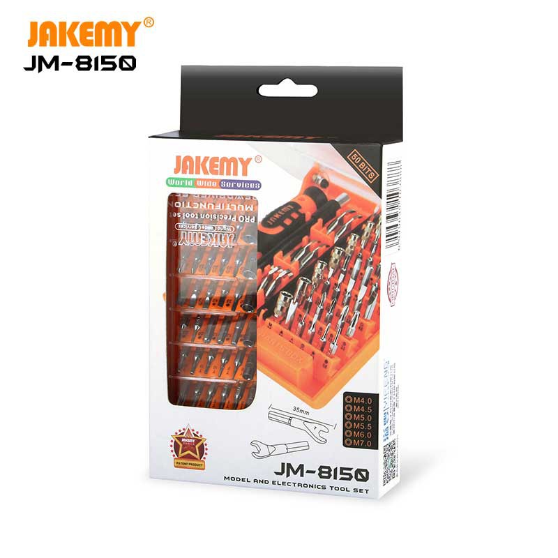 JAKEMY JM-8150 52 IN 1 PRO PRECISION TOOL SET / SCREWDRIVER SET ...