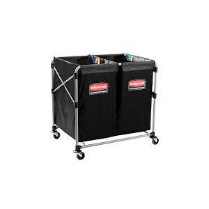 RUBBERMAID Collapsible X Cart, 8 Bushels, Multi Stream, Black | Shopee ...