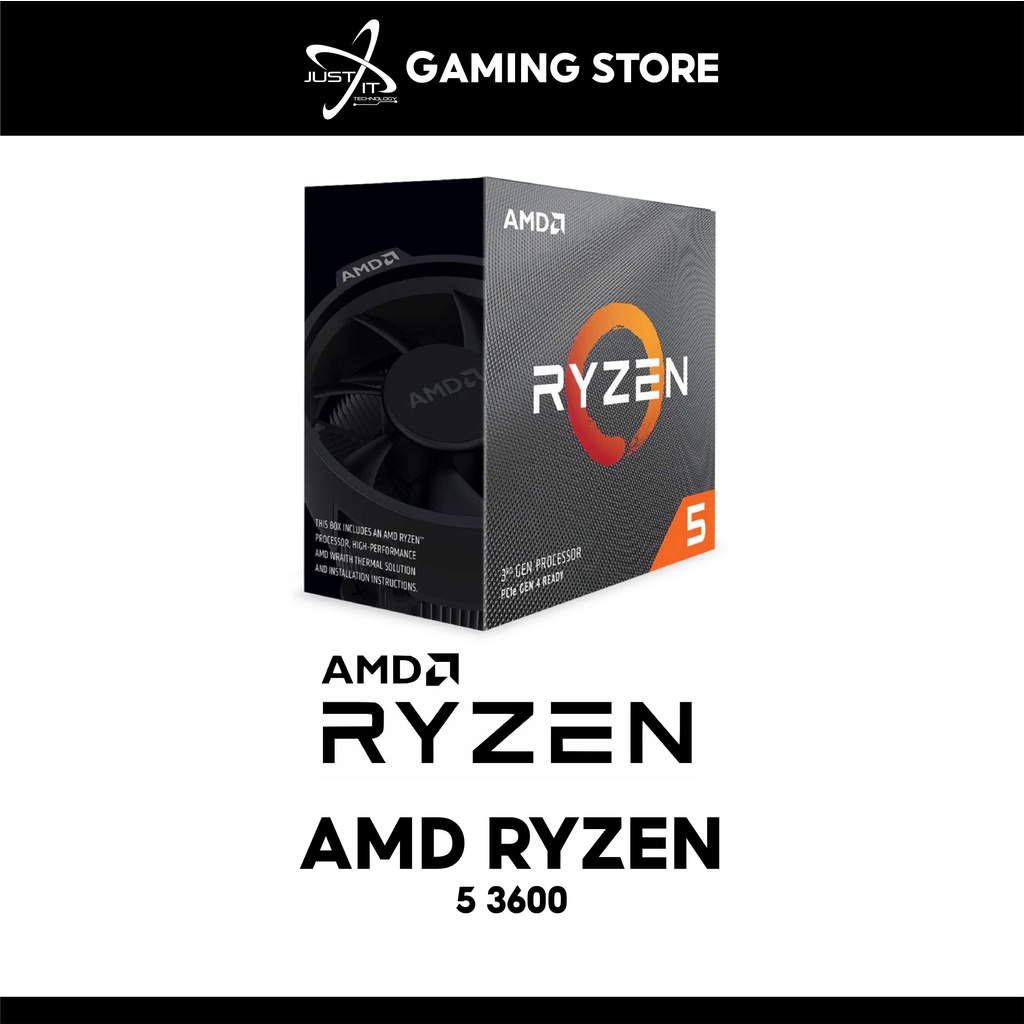 AMD RYZEN 5 3600 PROCESSOR AM4 ( 6 CORE 12 THREAT UP TO 4.2GHZ ...