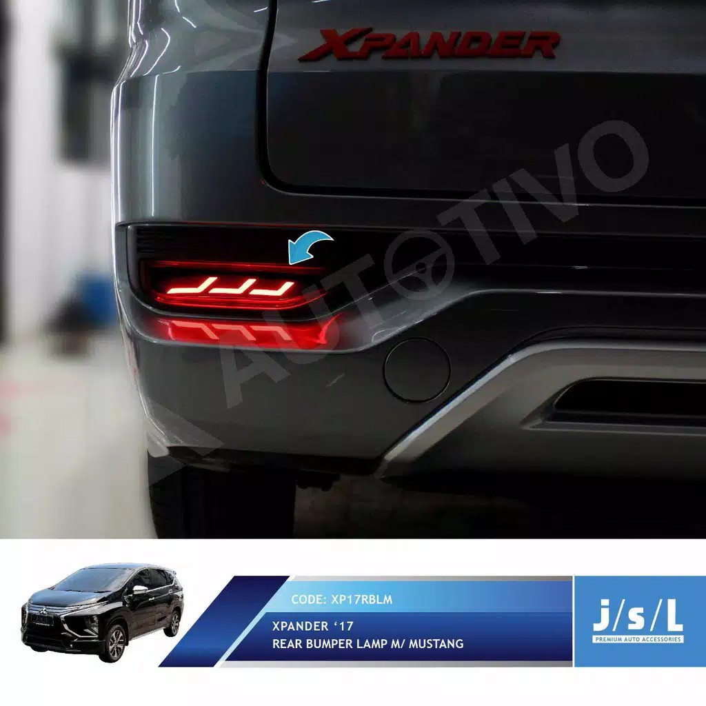 Mitsubishi Xpander Jsl Mustang Model Rear Bumper Reflector Led Light ...