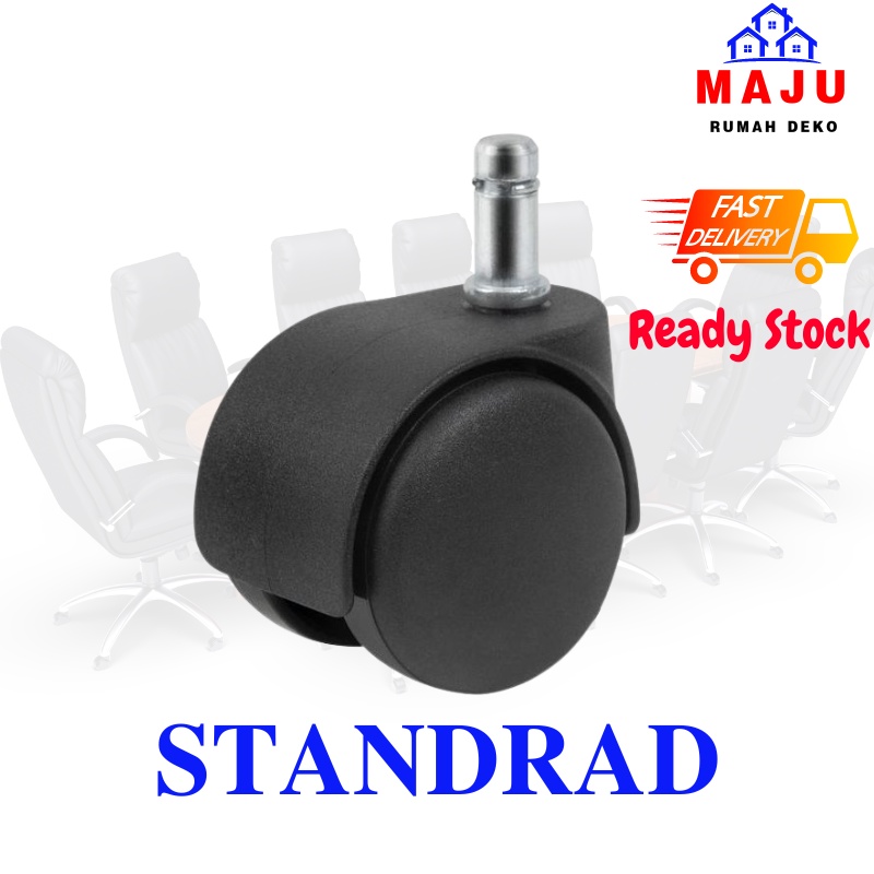 MAJU Roda Kerusi Office Chair Caster Roller Twin Wheel Beroda Swivel ...