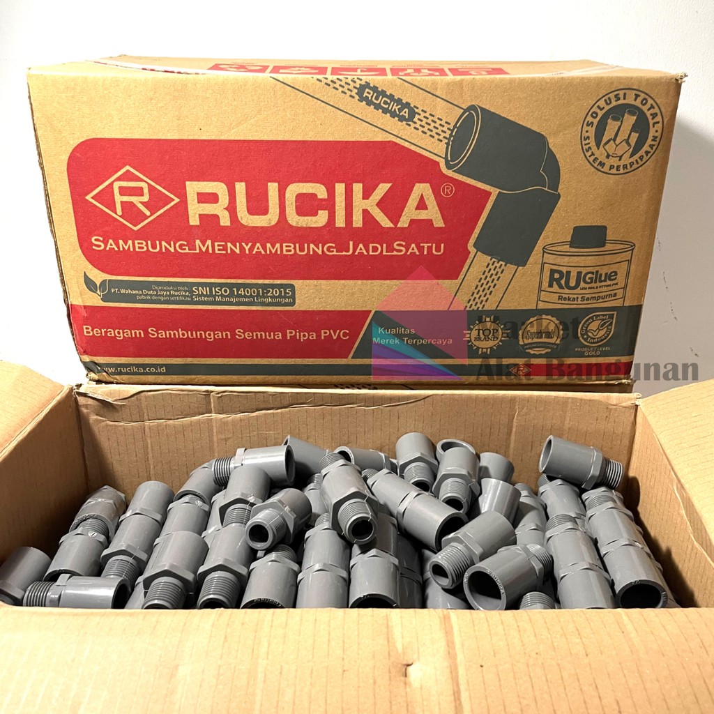 Rucika AW 1/2" PVC Outer Thread Socket/SDL 1/2 Inch/RUCIKA AW PVC Outer ...