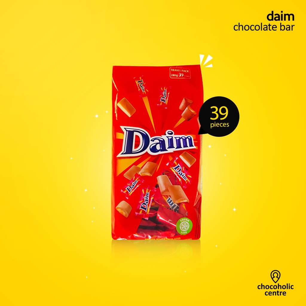 DAIM CHOCOLATE BAR | 39 Pieces | 280g. | Shopee Malaysia