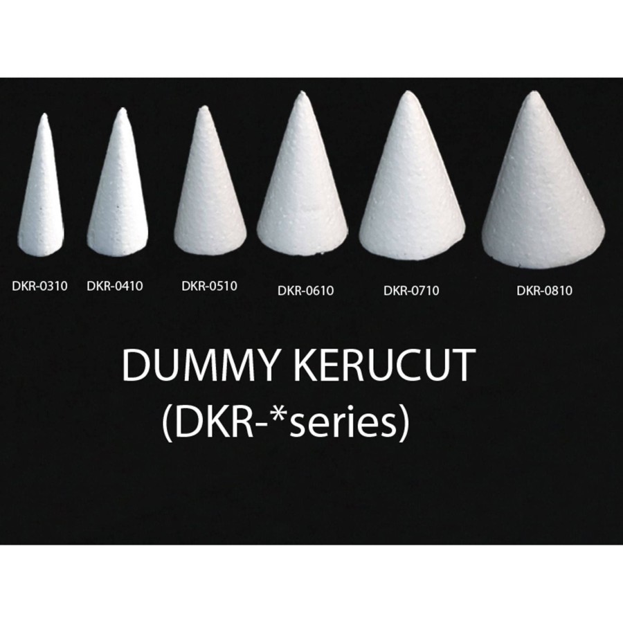 Styrofoam Cone Dummy D 7 cm H 10 cm DKR 0710 PX CONTENTS 10 PCS ...