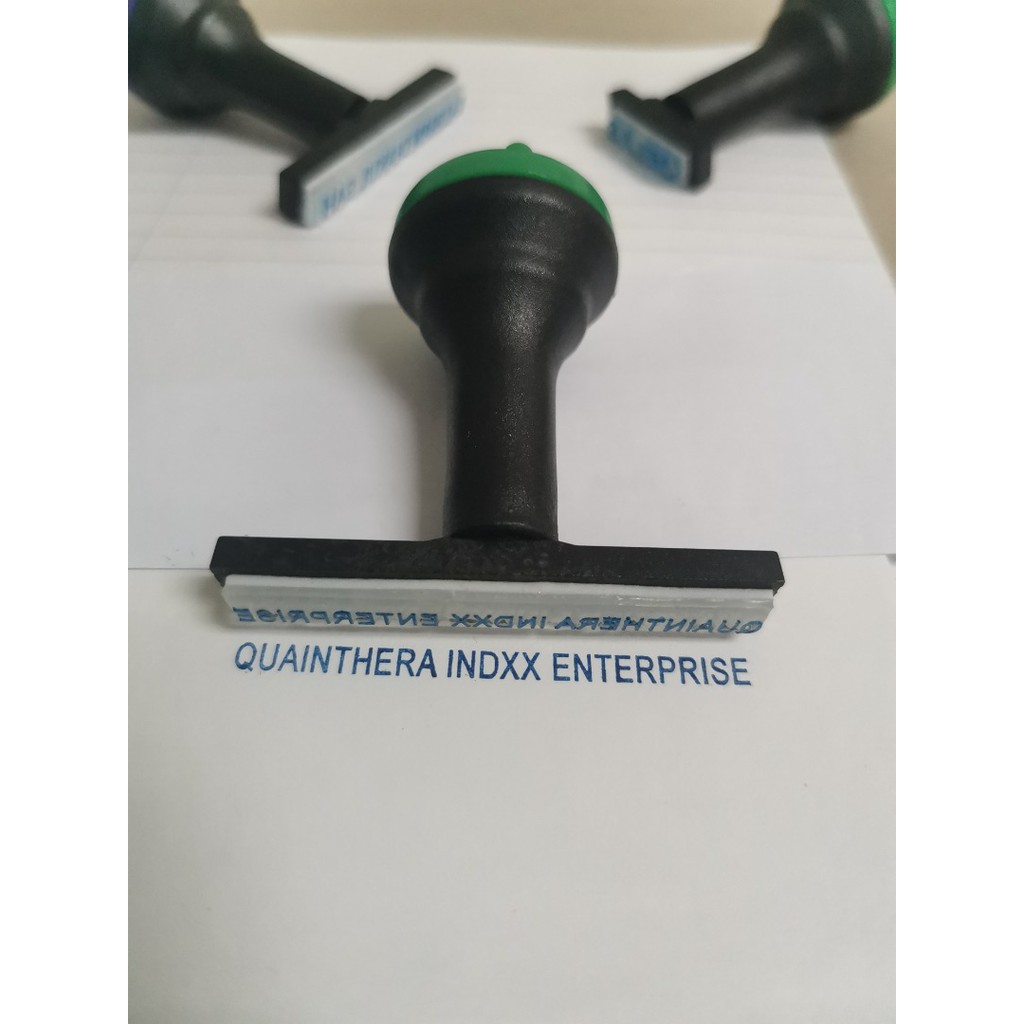 Rubber stamp custom, simple stamp, Name Stamp, Logo Stamp / Cop company ...