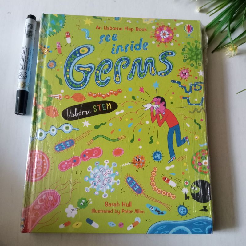 Usborne [] An Usborne Flap Book See Inside Germs new Seal ORIGINAL ...