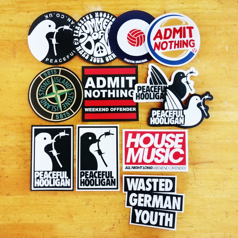 Streetwear clothing brands 3M vinyl Sticker Batch 001 | Shopee Malaysia