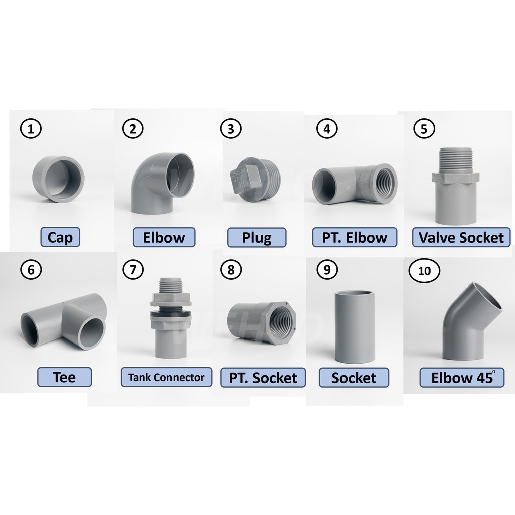 [ 1 1/4" / 32 MM ]BINA PVC Pipe Fittings/PVC Connector/Paip Sambung ...
