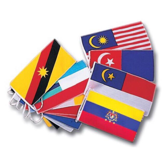 Bunch Flag Malaysia 6 x 12' (15 states) | Shopee Malaysia