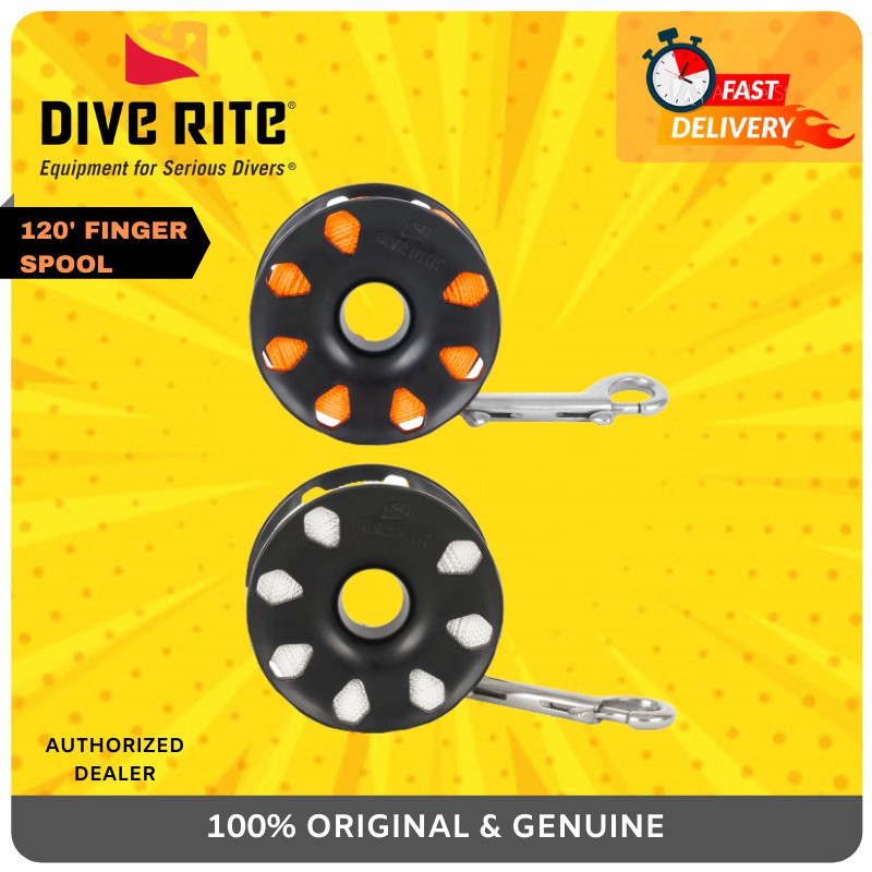 🔥100% ORIGINAL🔥 DIVE RITE 120' Finger Spool | Shopee Malaysia