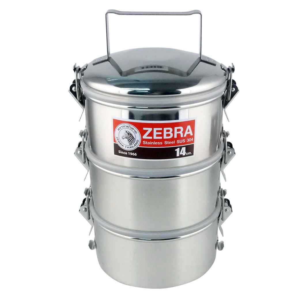 Zebra Smart Lock Food Carrier (14cm X 3) | Shopee Malaysia