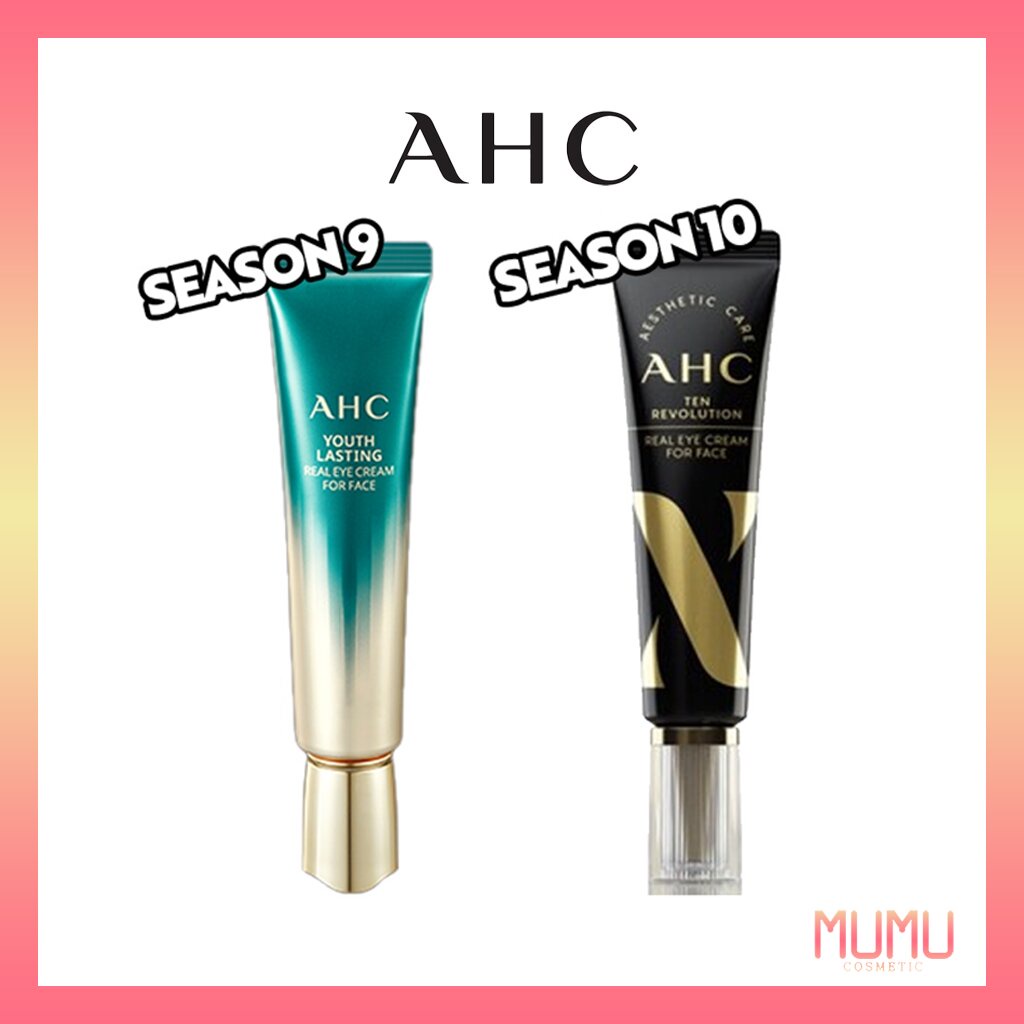AHC / Youth Lasting / Nine , Ten Revolution Real Eye Cream For Face / 12ml , 30ml | Shopee Malaysia